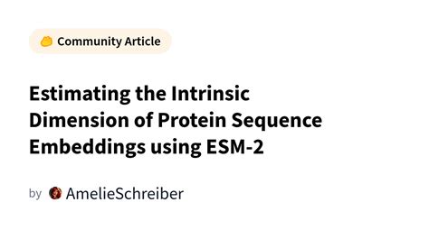 Estimating The Intrinsic Dimension Of Protein Sequence Embeddings Using