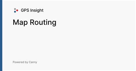 Map Routing Voters Gps Insight