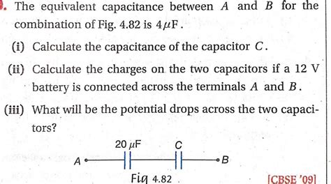 [answered] D The Equivalent Capacitance Between A And B For The Kunduz