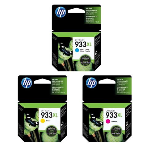 HP 933XL Colour Ink Cartridge - High Yield & Vivid Prints