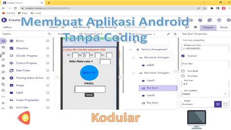 Cara Membuat Aplikasi Android Tanpa Coding Membuat Block Code Kodular