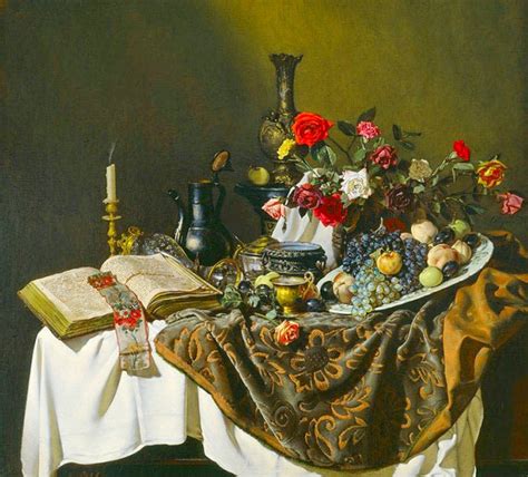 Historia Y Evolución De La Pintura Artística Pintura Realista Bodegones Clásicos Pintados