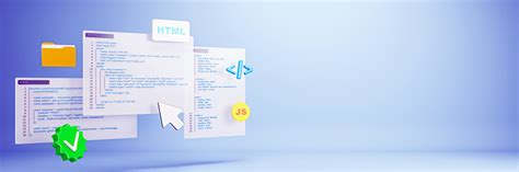 웹 개발 및 프로그래밍 학습을 나타내는 연한 파란색 배경에 Html Javascript 및 Css 기호가 있는 플로팅 코드 스니펫입니다 3d 렌더링 웹페이지에 대한 스톡