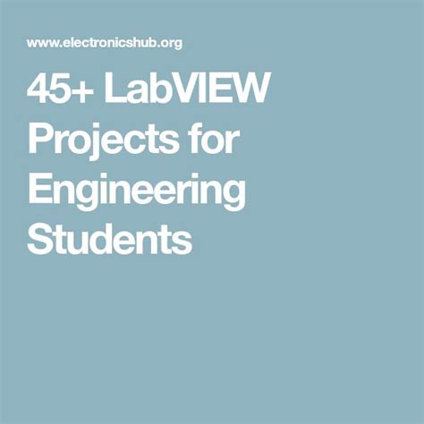 45 Labview Projects For Engineering Students Iot Projects