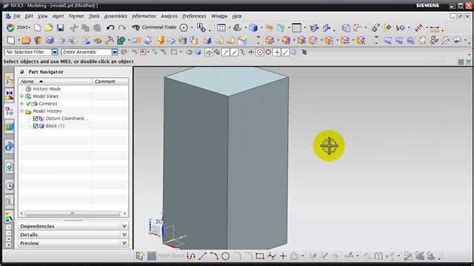 NX8 5 Tutorial Video 1 YouTube