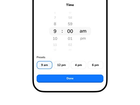 Time Picker By Harry On Dribbble