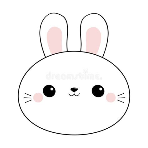 Bunny Ears Black White Stock Illustrations 6039 Bunny Ears Black
