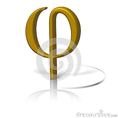 Golden Section Symbol Phi Stock Images Image 11567674