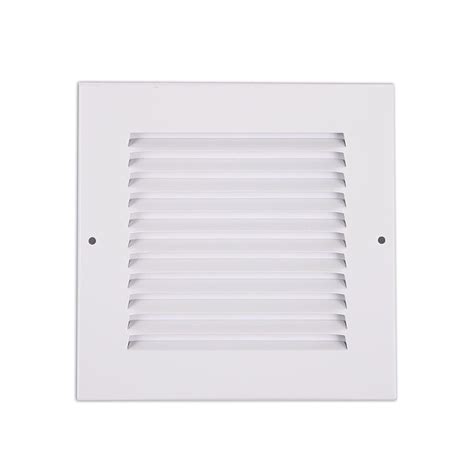 Buy Air Vent Grille Small Square Louver Vent W6x H6steel White
