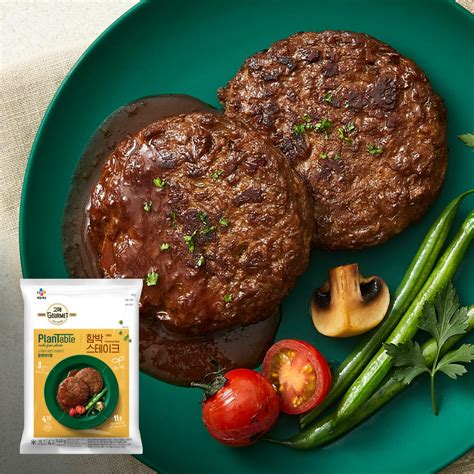 식물성 고메 플랜테이블 함박스테이크 540g 상품상세 Cj더마켓 Cj제일제당 공식몰 식물성 고메 플랜테이블 함박스테이크 540g 상품상세 Cj더마켓 Cj제일제당 공식몰