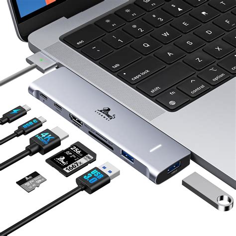 Usb C Hub Hdmi Usb Adapter For Macbook Pro Air M3 M2 M1