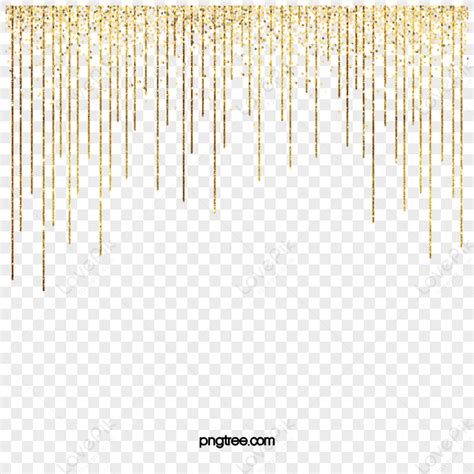 노란색 반짝이 펜던트 진주 커튼 일러스트금점무대 커튼 Png 일러스트 무료 다운로드 Lovepik