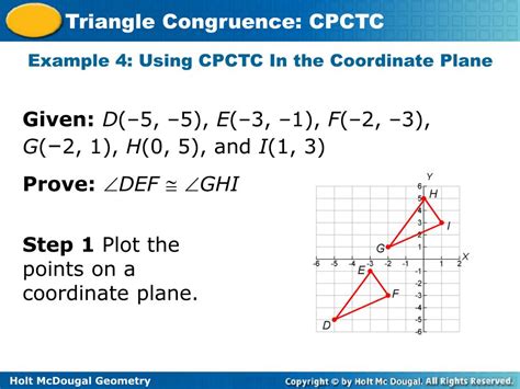 Ppt Triangle Congruence Cpctc Powerpoint Presentation Free Download Id2146144