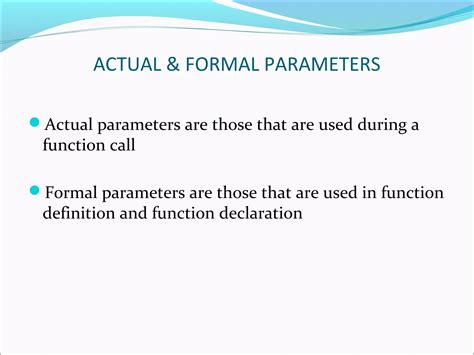 User Defined Functions In C Ppt