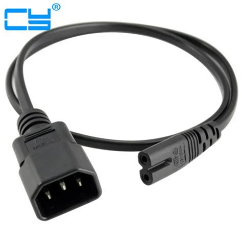 0 3m 1m 2m Standard Molded Iec 320 C14 Socket To Iec C7 Plug Ac Power Adapter Cable In Computer