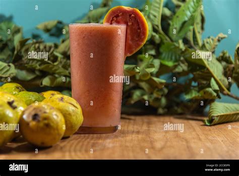 Guavas Juice Scientific Name Psidium Guajava L Is One Of The
