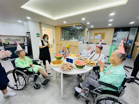 7월 어르신 생신잔치 전주굿모닝요양원