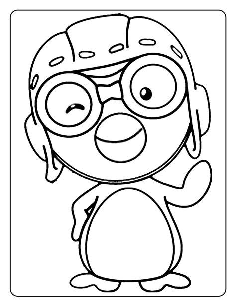 뽀로로와 친구들 색칠공부 자료 모음 소근육을 길러주세요~ Cartoon Coloring Pages Coloring Pages Penguin Coloring Pages