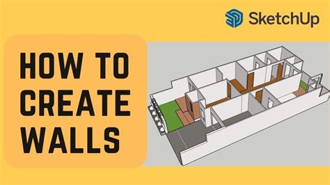 Part 4 Creating Walls Doors And Windows Layout In Sketchup House