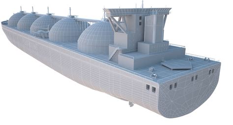 Lng Tanker Ship 3d Model 79 Max Fbx Obj 3ds Free3d
