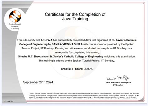Anufa A On Linkedin Java Programming Learningjourney Iitbombay