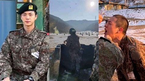 Bts Member Jin Shares Photos At Completion Of Basic Military Rrisj