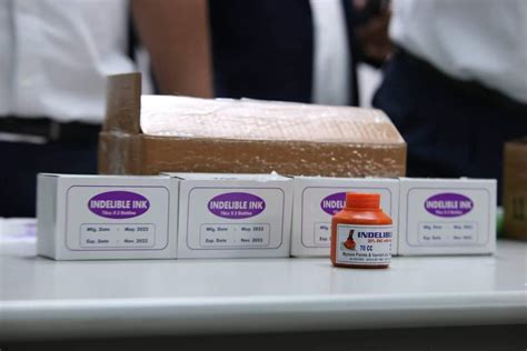 គ ជ ប បង្ហាញទឹកខ្មៅលុបមិនជ្រះ សម្រាប់ប្រើប្រាស់ក្នុងការបោះឆ្នោត ជ្រើសតាំងតំណាងរាស្រ្ត ឆ្នាំ២០២៣