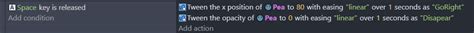 Tween Behavior Gdevelop Documentation