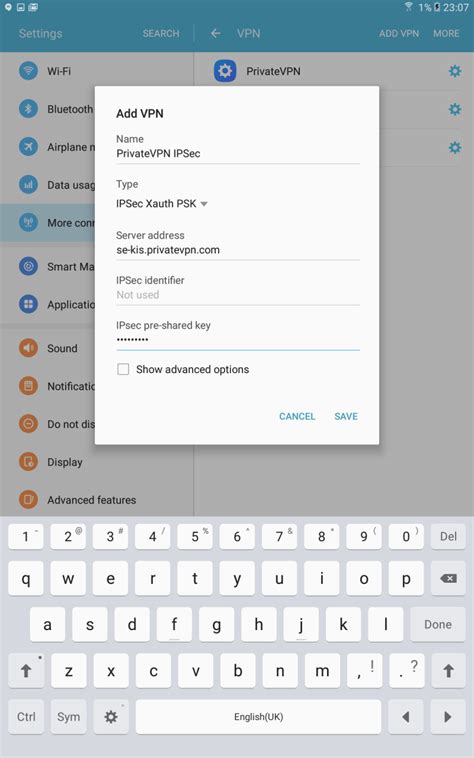 Setting Up Privatevpn Ipsec On Galaxy Tab Hostens