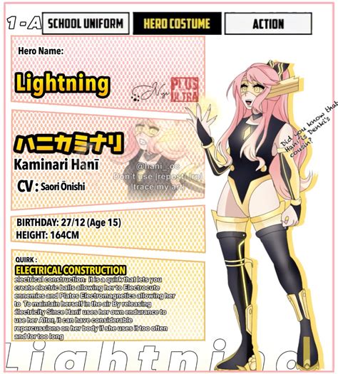 Hanī Mha Hero Costumes Mha Character Design Oc Female Hero