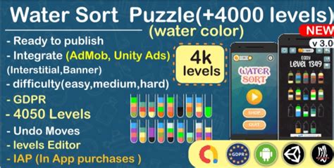 Water Sort Puzzle Liquid Sorting Unity Project Gameosophy
