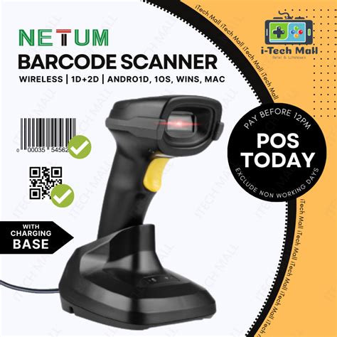 Posdeck A66 Wireless Barcode Scanner Barcode Scan Barang 1d 2d Qr Code Cashier Pos System Pc