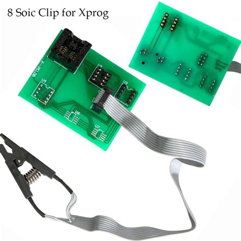 Eeprom Board Adapter 8 Soic Clip For Xprog V5 60 V5 70 V5 84 V5 86 V6