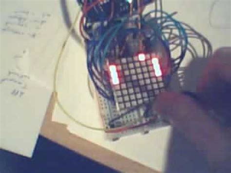 X Matrix Pong Exhibition Arduino Forum