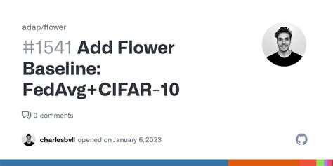 Add Flower Baseline FedAvg CIFAR 10 Issue 1541 Adap Flower GitHub