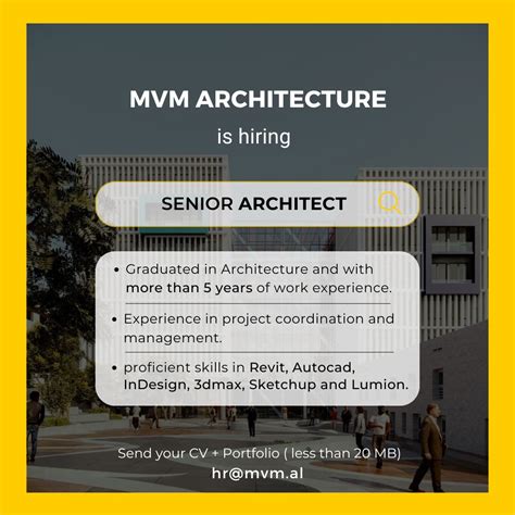 Mvm Architecture Senior Architect Pikark