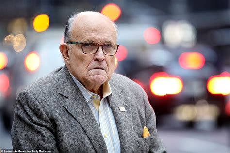 Rudy Giuliani Files For Bankruptcy With Debts Of 153m Daily Mail Online