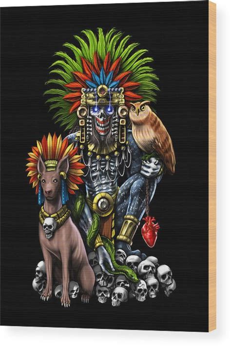 Aztekisk Gud Mictlantecuhtli Mictlantecuhtli The Aztec God Of Death