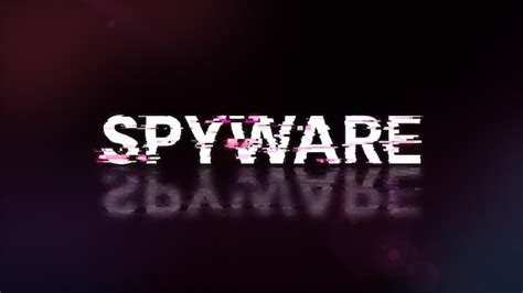 Premium Photo 3d Rendering Spyware Text With Screen Effects Of Technological Glitches