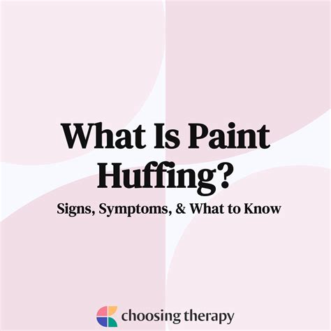 What Are The Signs Of Huffing Paint Jrvpz