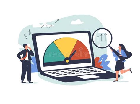 Benchmark Testing Abstract Concept Vector Illustration Benchmarking Software Product