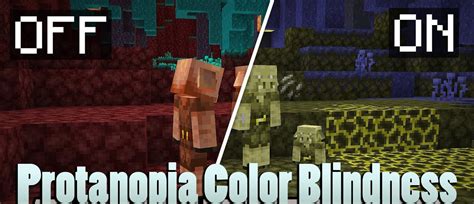 Protanopia Color Blindness For Minecraft 1211