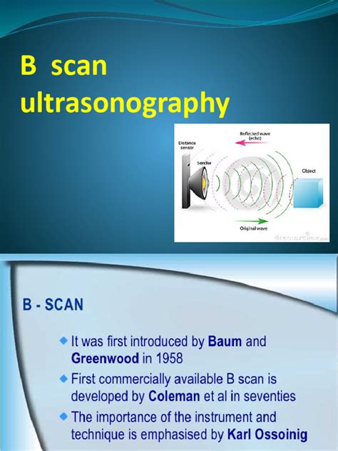B Scan Ultrasonography Pdf Medical Ultrasound Ultrasound