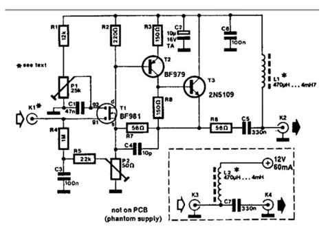 宽带有源天线电路 电路图 电子工程世界