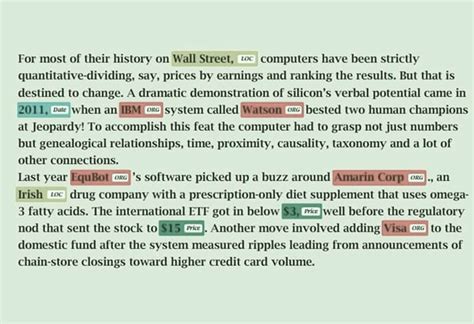 named entity recognition annotation machine learning ner nlp ai