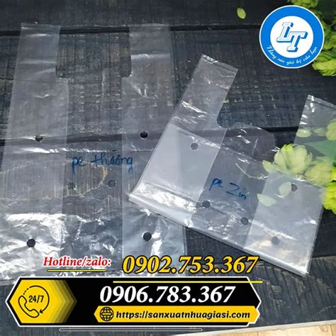 ChuyÊn SỈ TÚi Nilon 2 Quai ĐỤc LỖ ĐỰng Rau CỦ QuẢ
