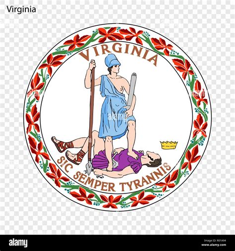 Emblem Of Florida State Of Usa Vector Illustration Stock Vector Image