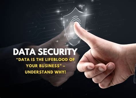 Why Data Security Data Is The Lifeblood Of Your Business