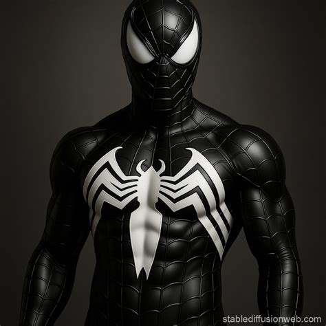 Spider Man Wearing Black Symbiote Suit Prompts Stable Diffusion Online