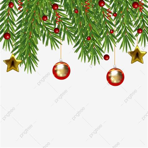다운로드 이황금 공 및 별 Png와 현실적인 나뭇 가지의 크리스마스 화환 크리스마스 화환 클립 아트 메리 크리스마스 크리스마스 장식 Png 일러스트 및 벡터 파일 무료로